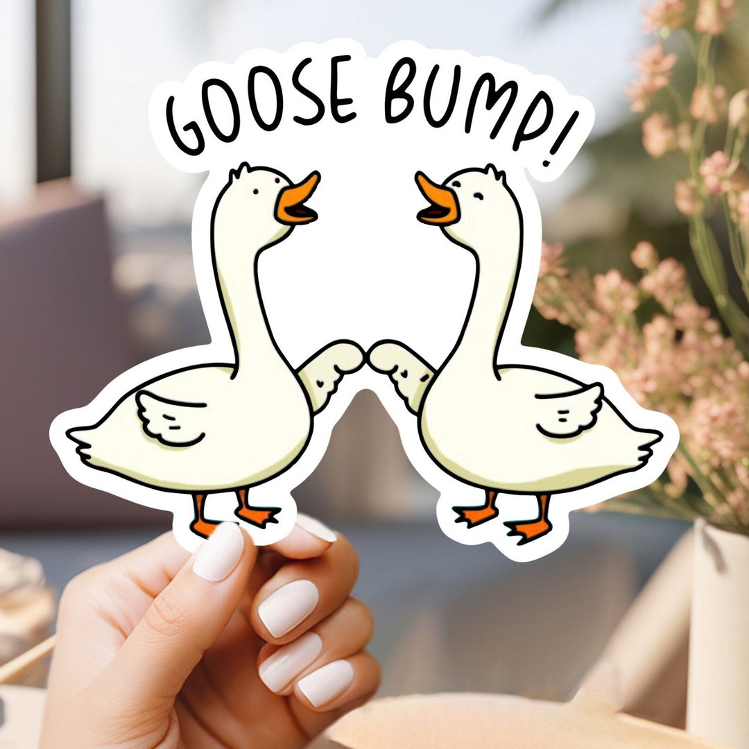 Silly Goose Sticker Silly Goose Bump, Silly Goose Sticker, Funny Meme ...