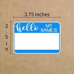 Aloha My Name is Baby Reveal Sticker - Hello, My Name is Personalized ...