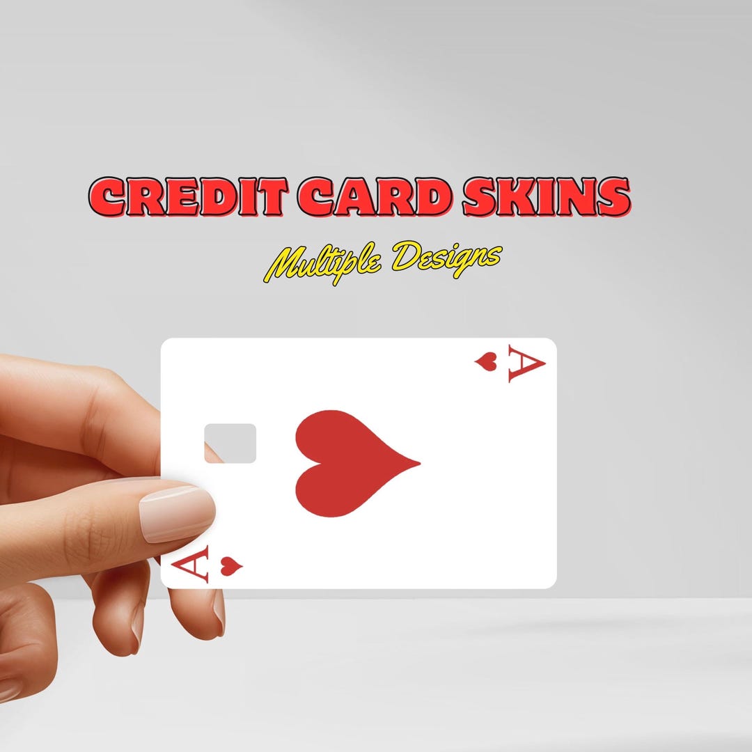 Ace of Spades Debit or Credit Card Skin Vinyl Sticker - Debit Card Skin ...