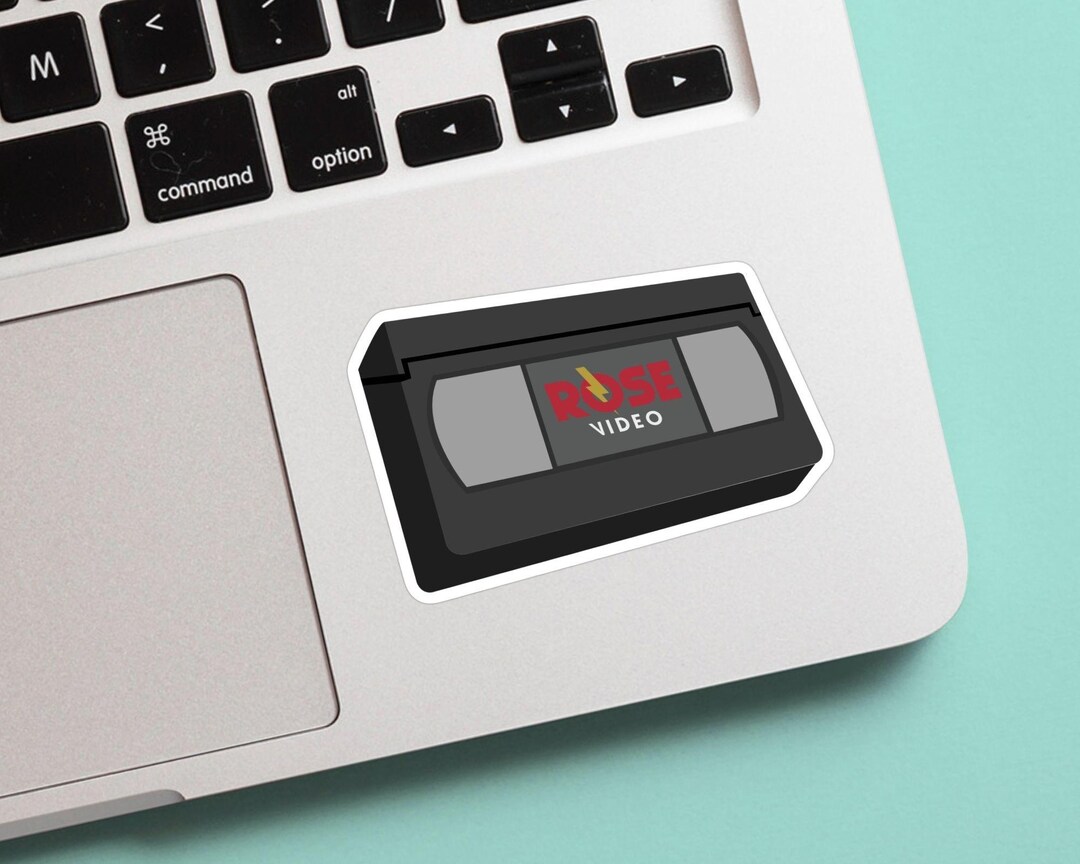 Rose Video VHS Video Sticker Funny, Schitts Creek Sticker, Vinyl Decal ...