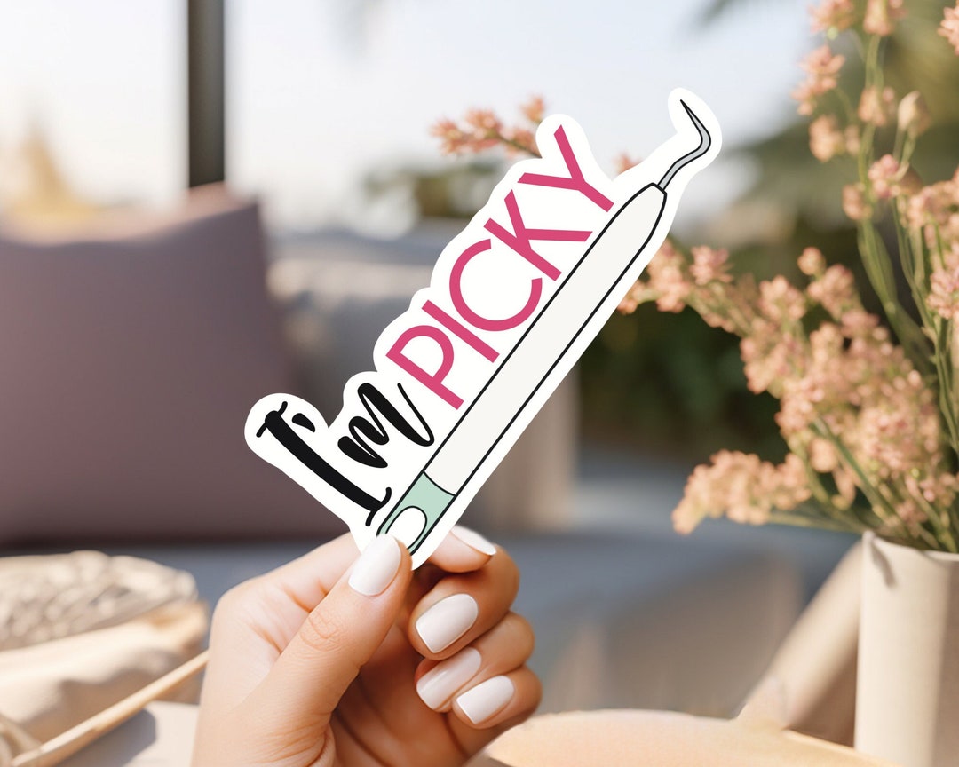 I’m Picky Cricut Tool Sticker for Crafters, Vinyl Sticker, Custom ...