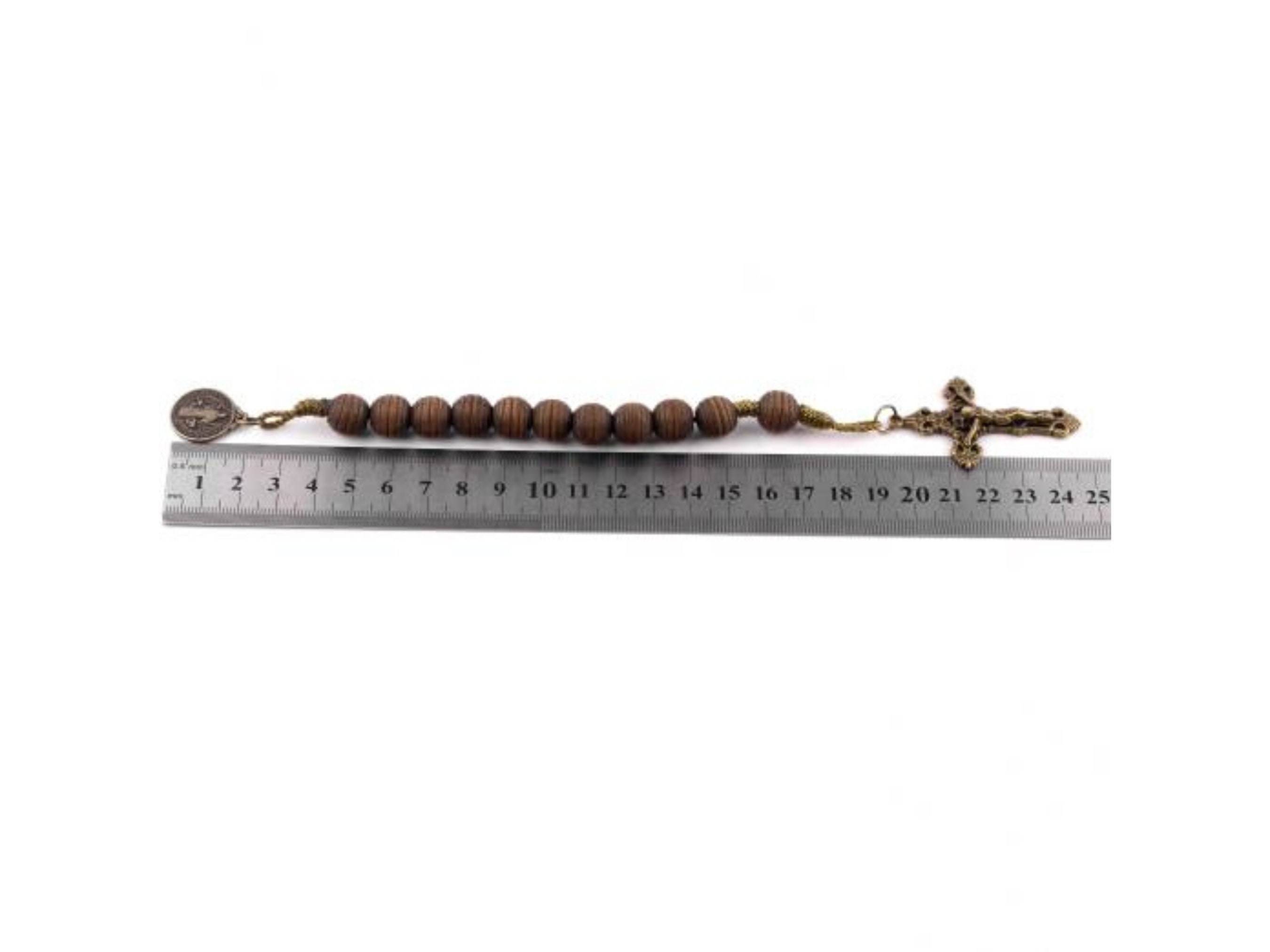Pocket Rosary One Decade Chaplet Handcrafted Natural Wooden St ...
