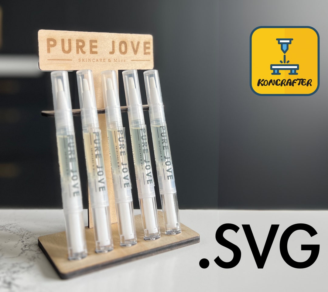 Elegant Marker Display Stand: Laser Cut File (digital File) - Etsy Canada
