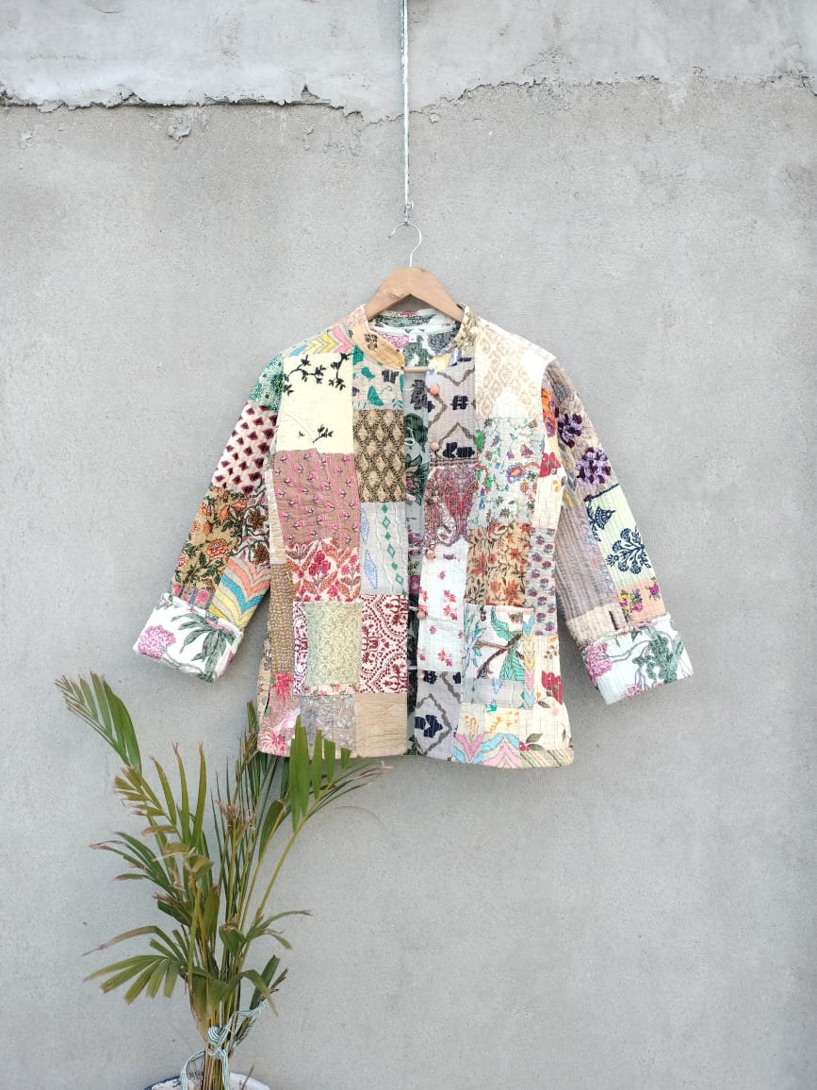 Multi Color Jacket, Winter Collection, Women's Outfit, Indian Kantha ...
