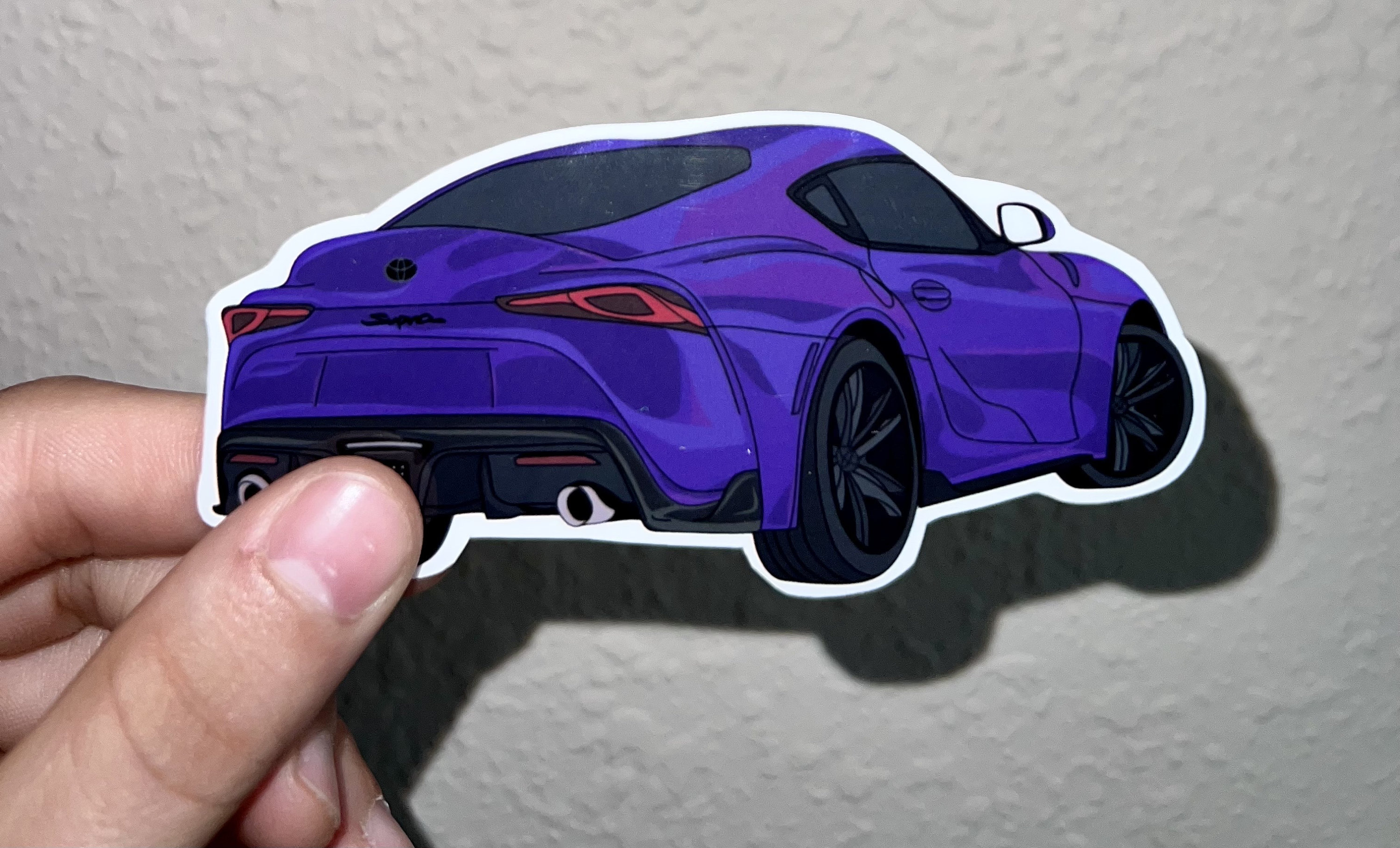 Vinyl Toyota Supra MK5 Enthusiasts NO SPOILER Sticker Water Resistant ...