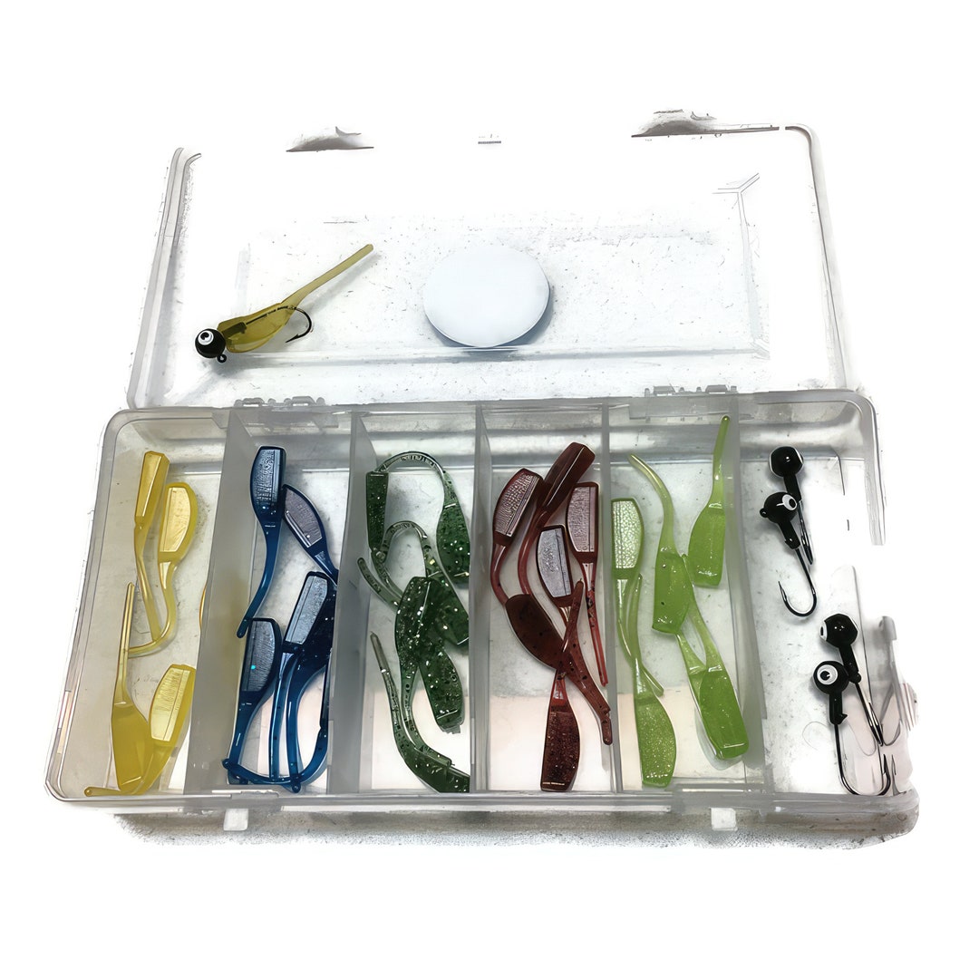 Ultimate Minnow Kit: 35-piece Soft Bait CYPRINIDAE and Jig Set Pack ...