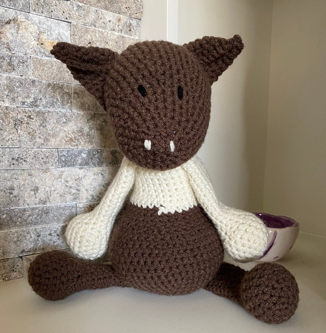 SADDLEBACK PIG Crochet Animals - Etsy
