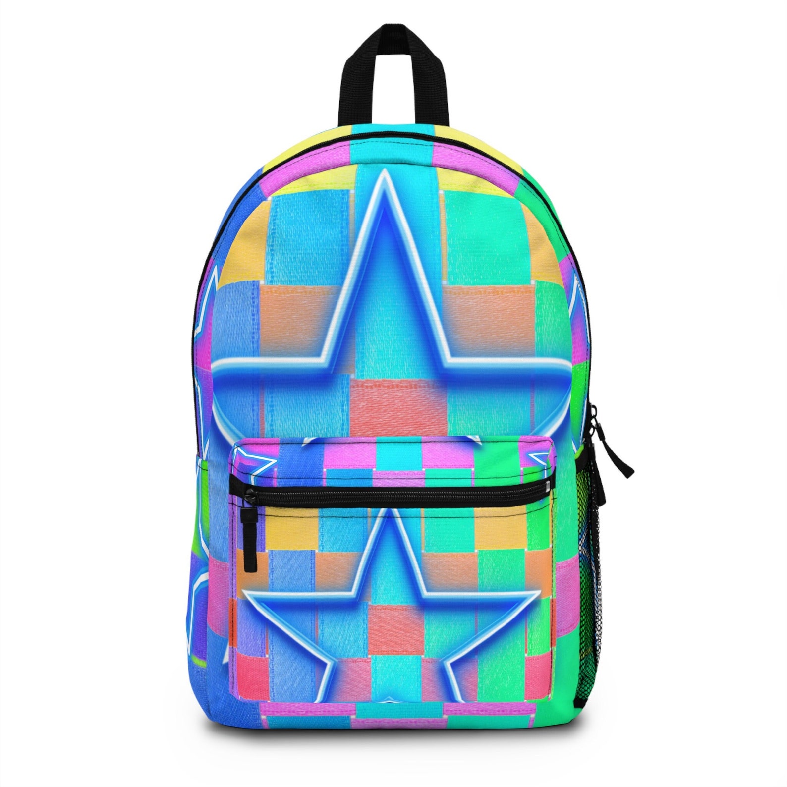 Bright Graphic Backpack for Back to School Work College Travel Computer ...