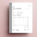 Modern Minimalist Invoice Template| Fully Customizable| Instant ...
