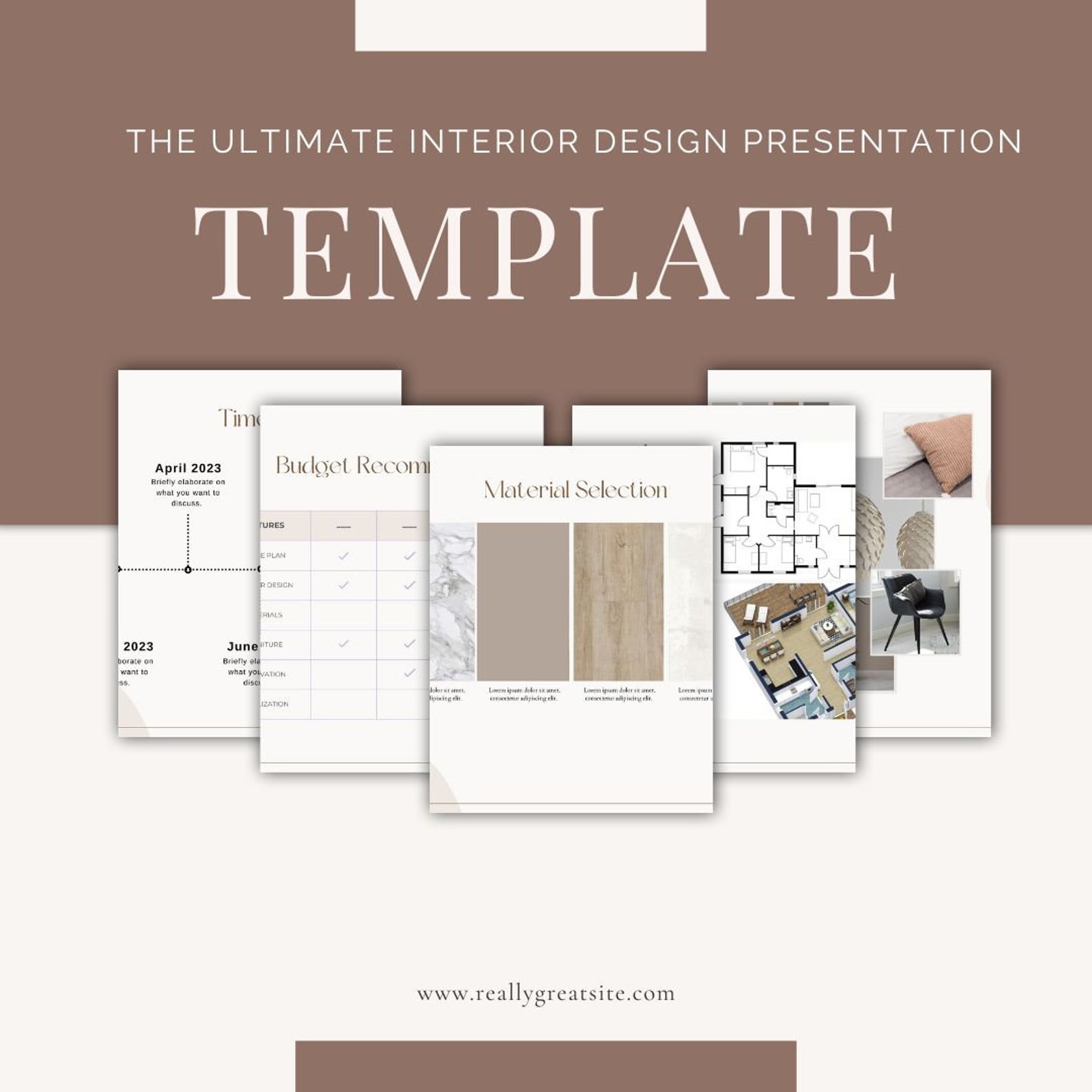 Interior Design Client Presentation Template Moodboards - Etsy