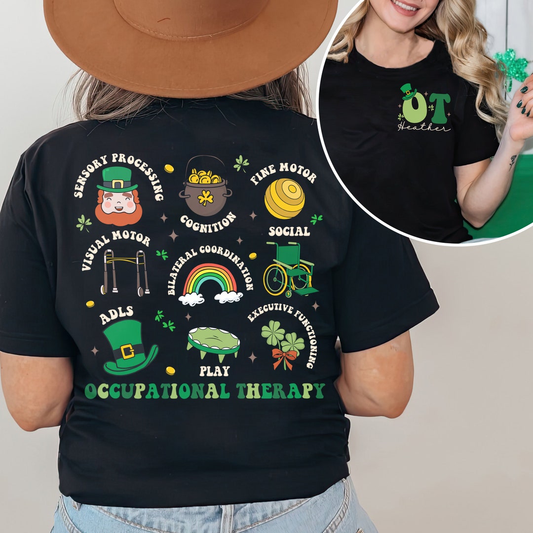Occupational Therapy St Patricks Shirt, OT Team Shirt, OT St Patricks ...