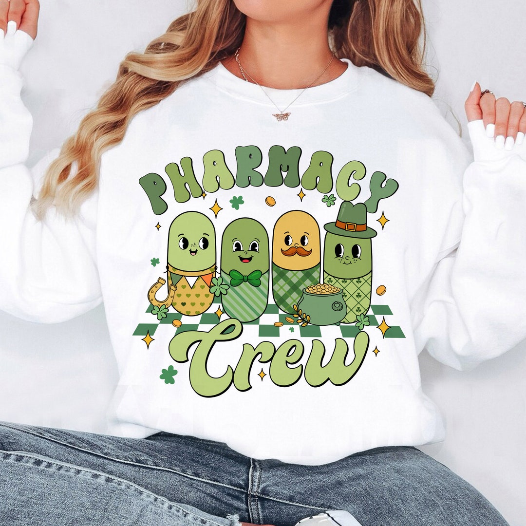 Pharmacy Crew St Patricks Day Shirt, Pharmacist Shirt, Pharmacy Shirt ...