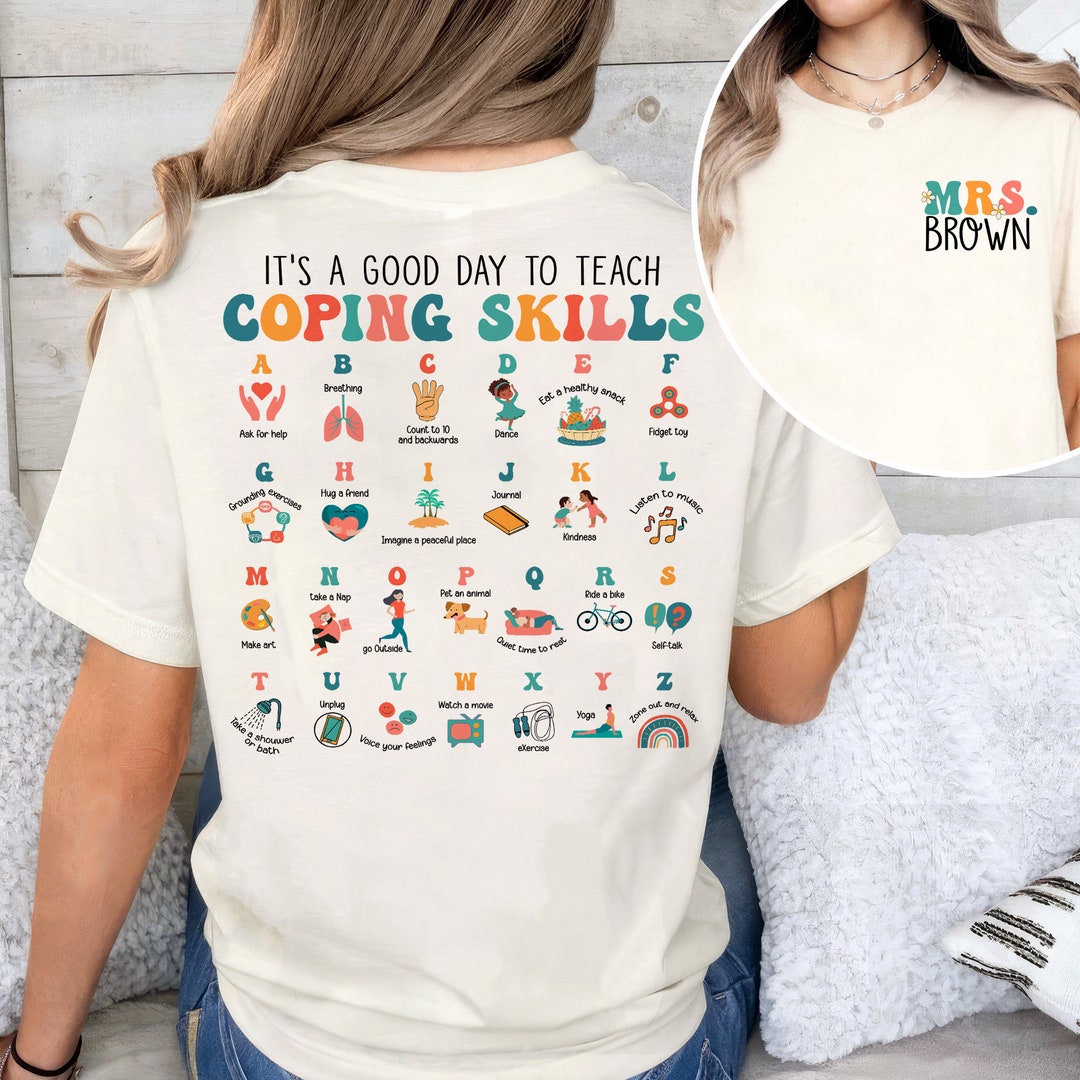 It's A Good Day to Teach Coping Skills Alphabet Shirt, School Counselor ...