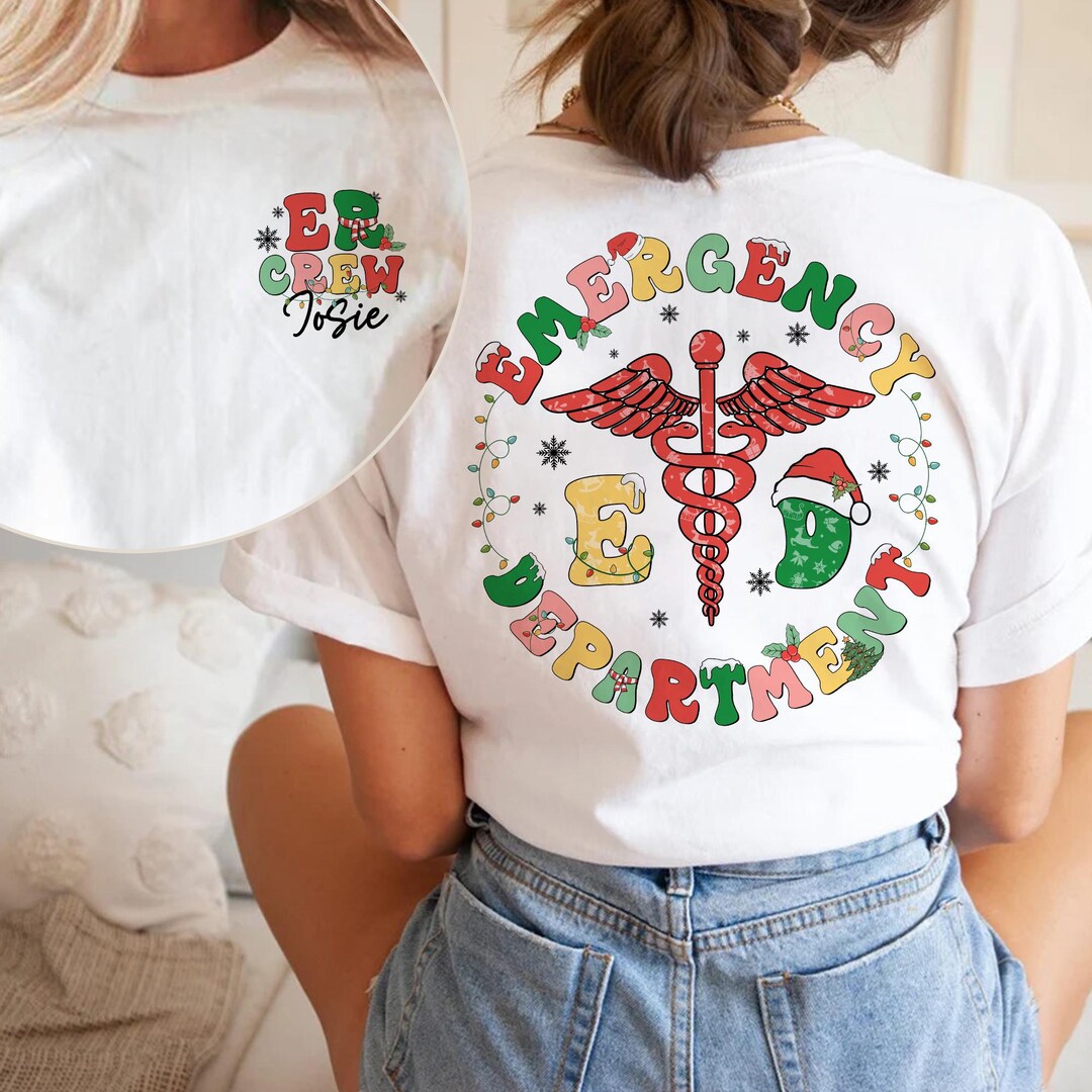 Personalized Emergency Department Christmas, Er Nurse Christmas ...