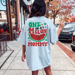 One in A Melon Mommy Shirt, Custom Watermelon Family Outfit, First ...