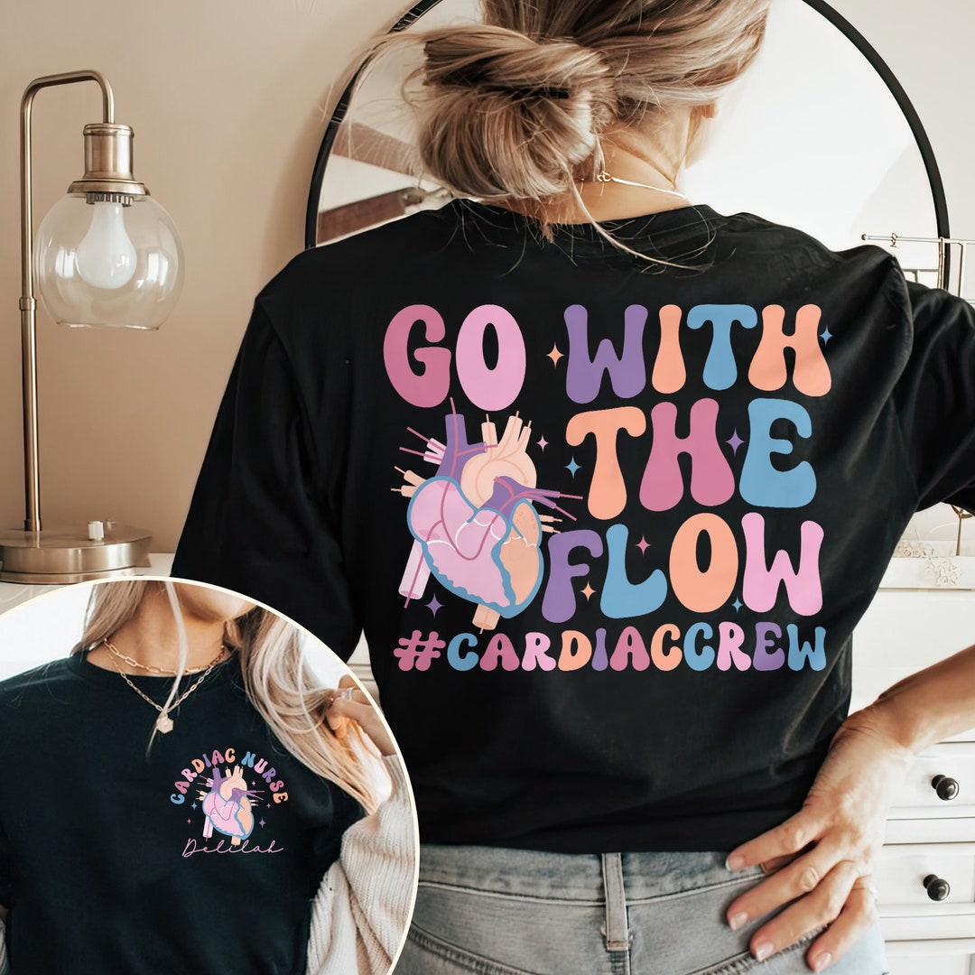 Custom Cardiac Nurse Shirt, CVICU Nurse Shirt, Cardiac Care Unite Tee ...