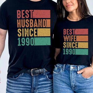 Custom Anniversary Shirt, Anniversary Gift for Couple, Wedding ...