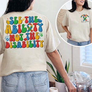 Autism Shirt, See the Ability Not the Disability, Autism Awareness ...