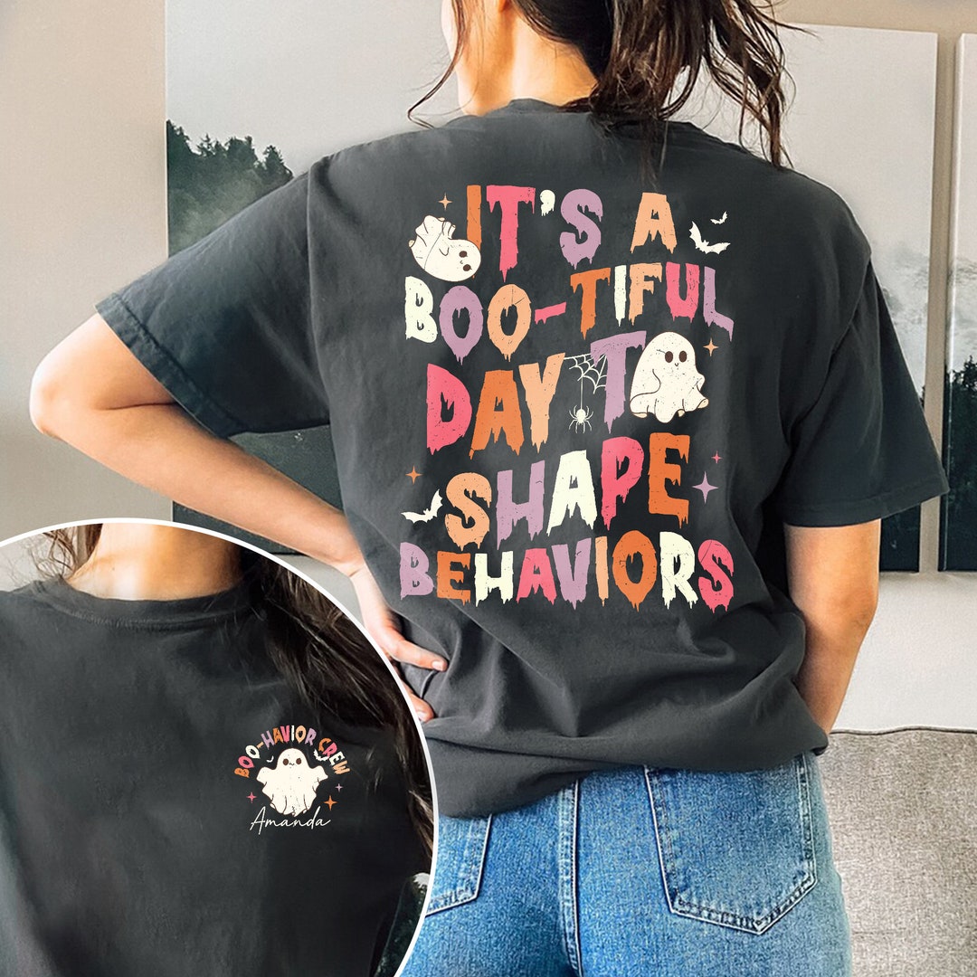 Halloween Behavior Analyst Shirt, RBT Shirts, ABA Therapist Halloween ...