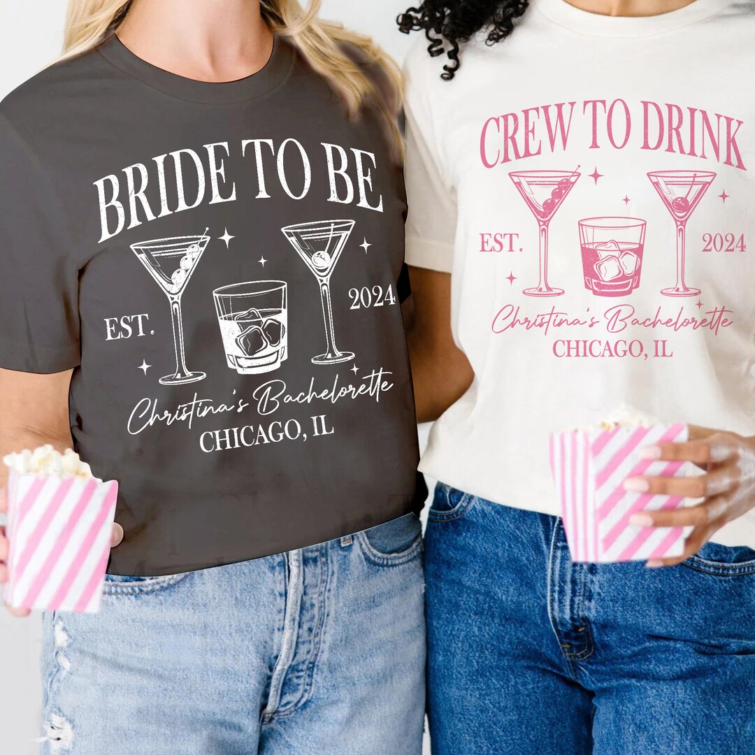Custom Bachelorette Party Shirts, Bridal Party Shirts, Bach Club Shirt ...