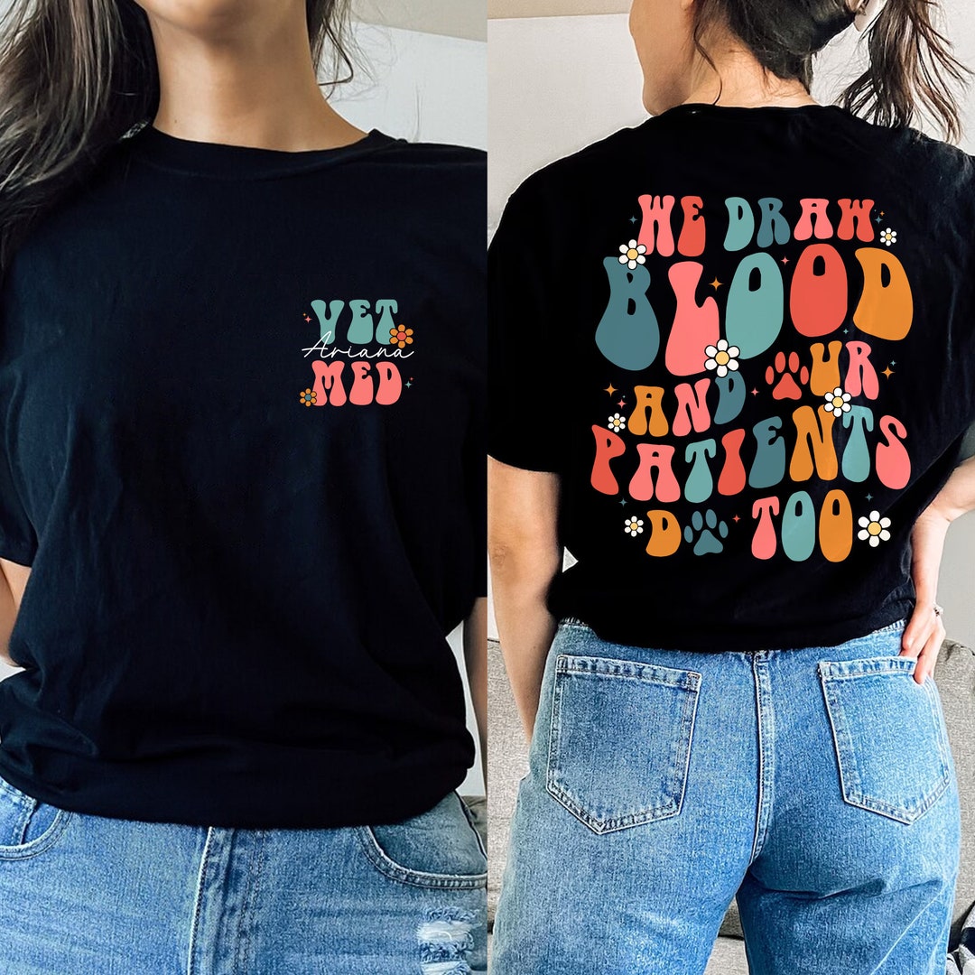 Veterinary Medicince Shirt, Custom Vet Tech Shirt, Personalized Gift ...