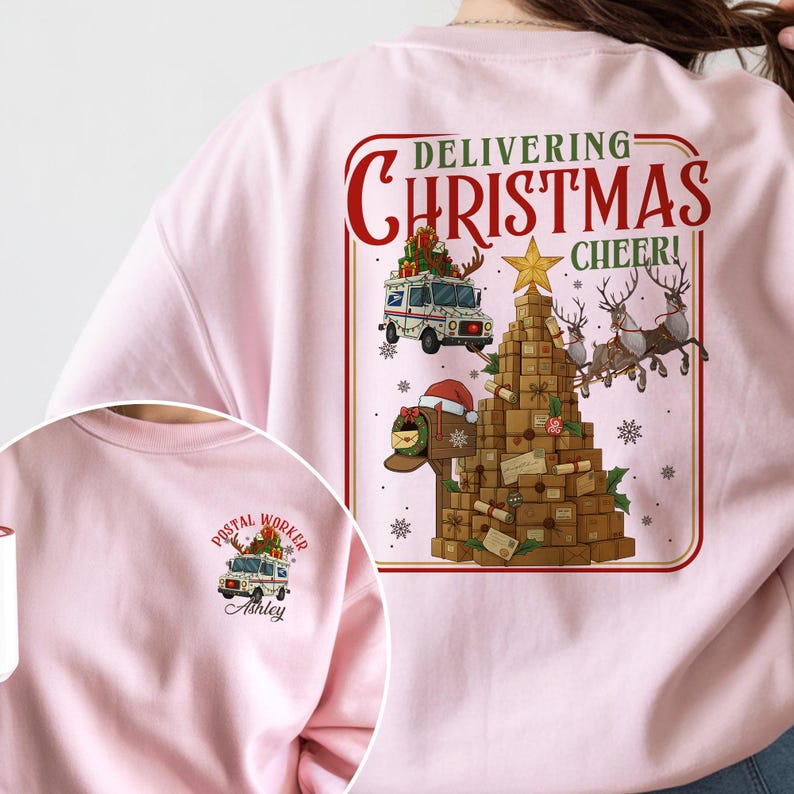 Christmas Postal Worker Shirt, Mail Carrier Christmas Sweatshirt, Mail ...