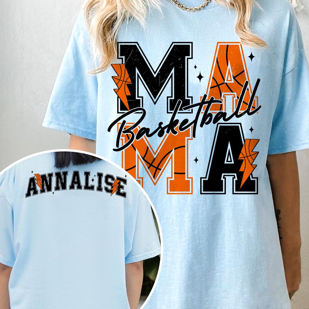 Basketball Mom Shirt, Custom Sports Mom Shirt, Basketball Shirt, Mother ...