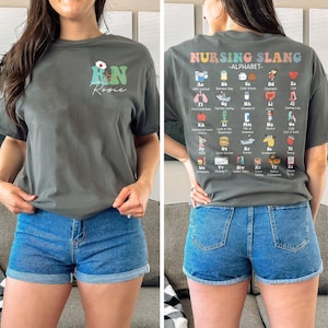 Nursing Slang Alphabet Shirt, Nurse Abcs Sweatshirt,registered Nurse ...