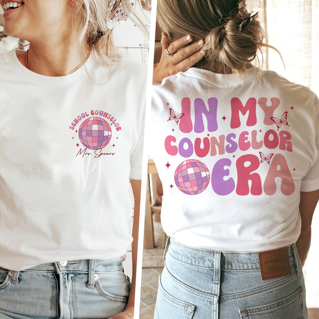 In My Counselor Era Shirt, Custom School Counselor Shirt, School ...