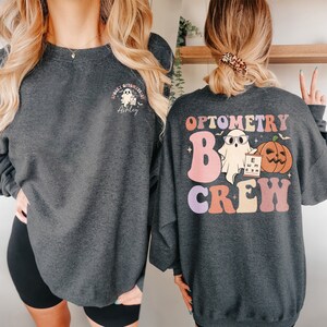 Optometry Boo Crew Halloween Shirt, Halloween Optometrist Shirt ...