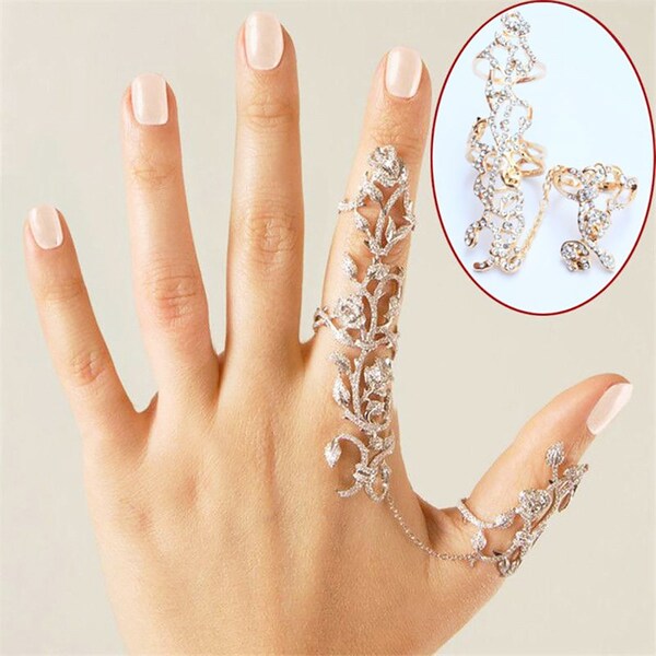 Double Finger Ring - Etsy