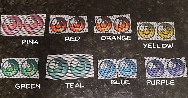 Dye Sublimated Fursuit Eye Mesh - Etsy