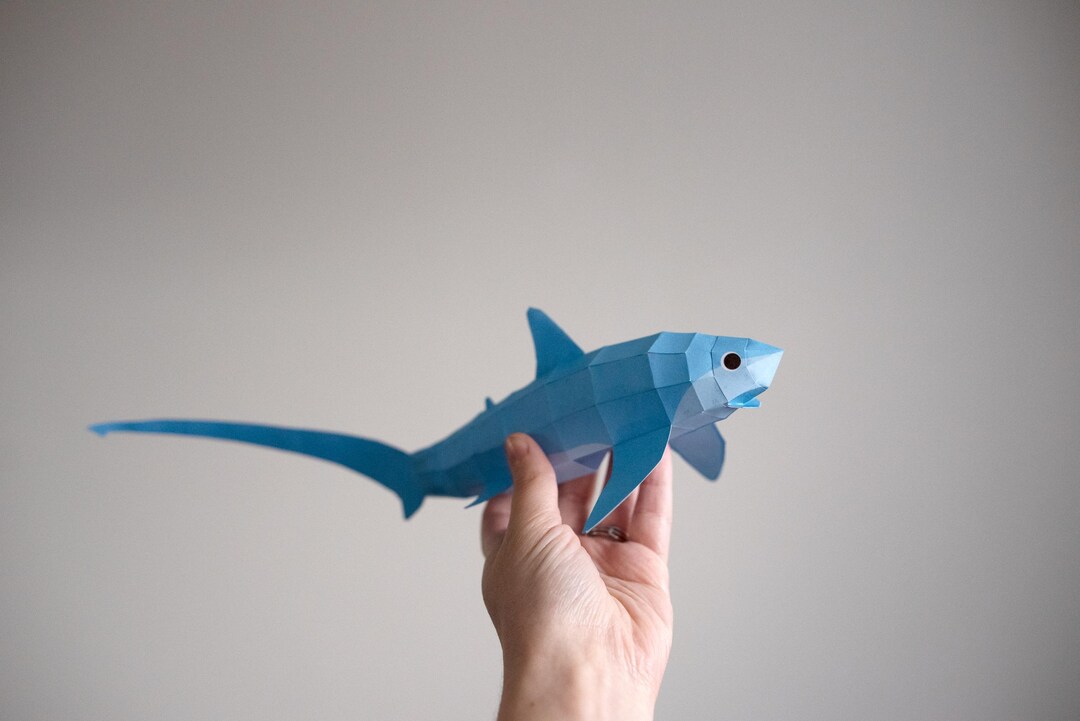 Thresher Shark Papercraft Pattern - Etsy