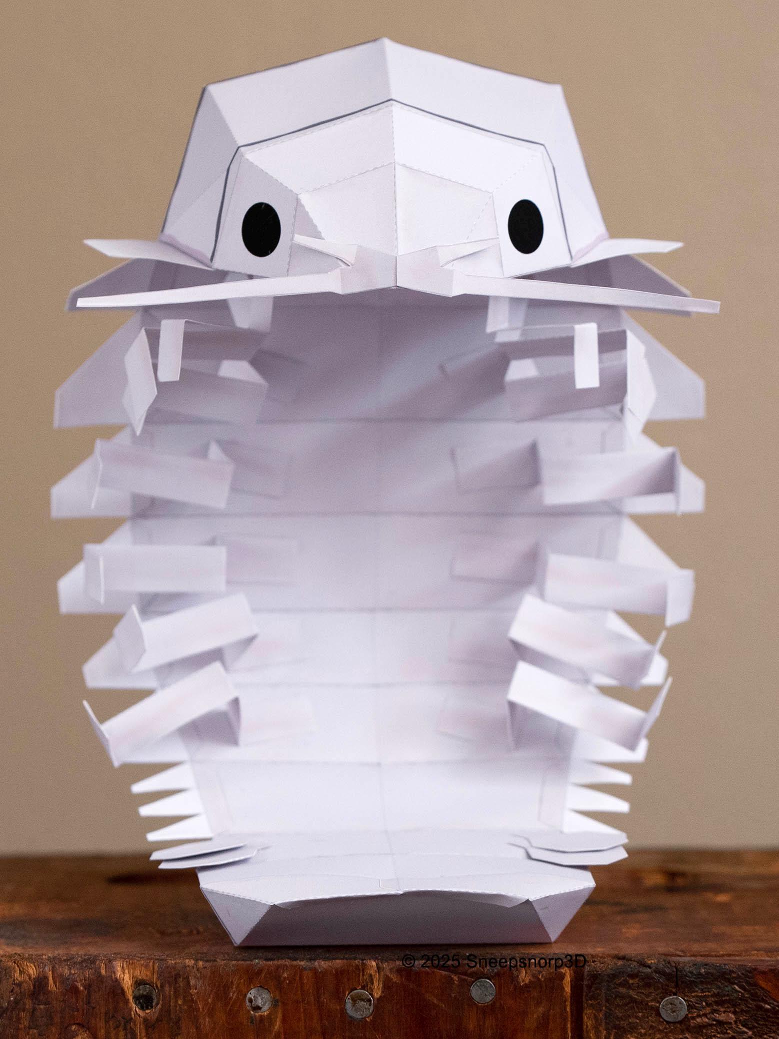 Low Poly Giant Isopod Baker Papercraft - Etsy