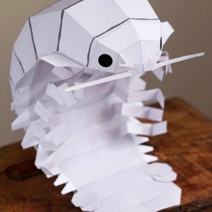 Low Poly Giant Isopod Baker Papercraft - Etsy