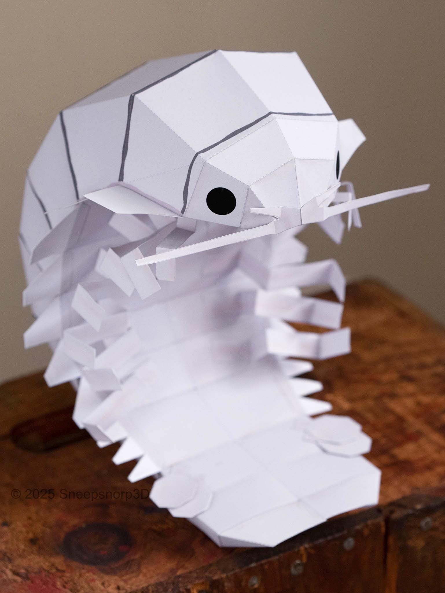 Low Poly Giant Isopod Baker Papercraft - Etsy