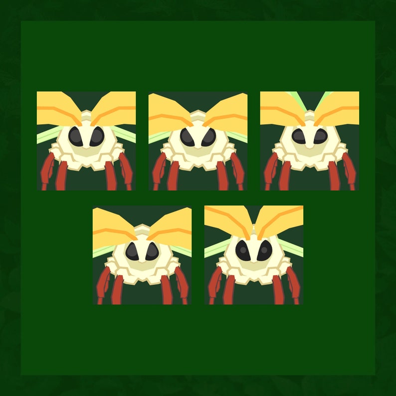 3D Moth Vtuber, Premade Luna Moth Vtuber, Atlas Moth Vtuber, Mothman ...