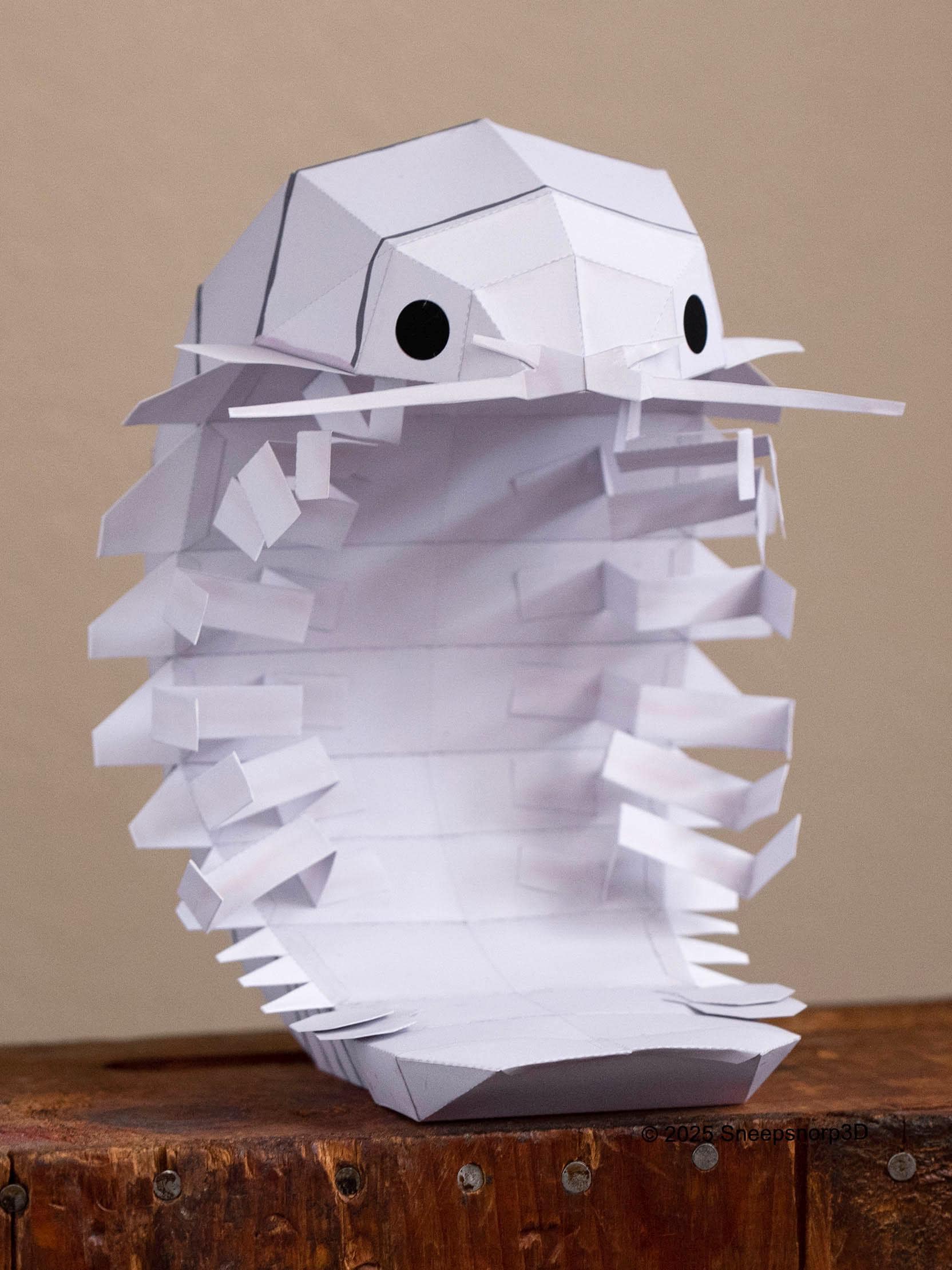 Low Poly Giant Isopod Baker Papercraft - Etsy
