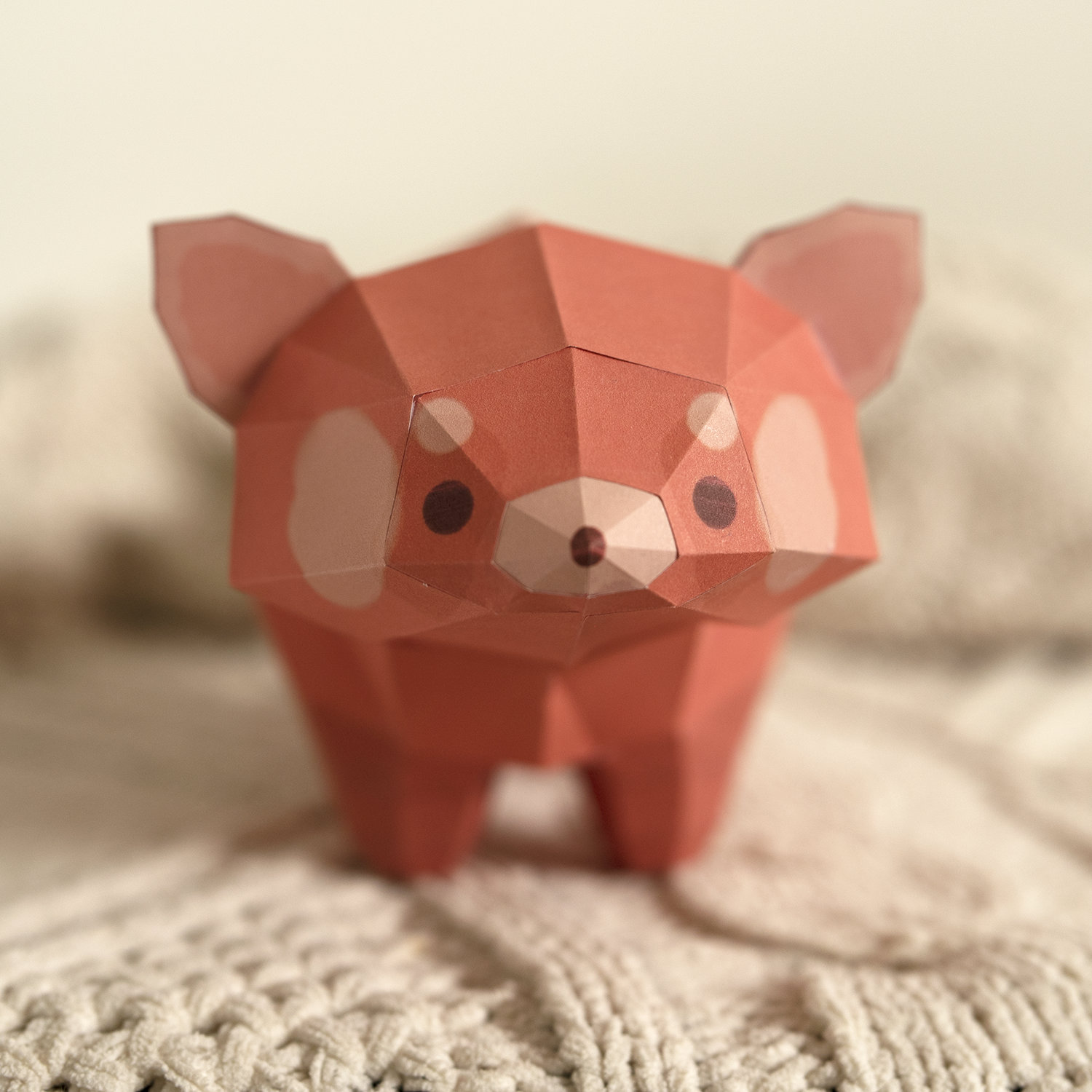 Low Poly Red Panda Papercraft - Etsy