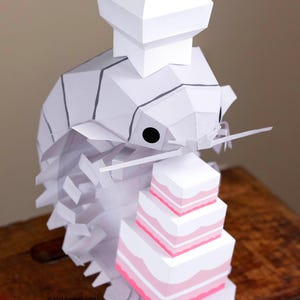 Low Poly Giant Isopod Baker Papercraft - Etsy