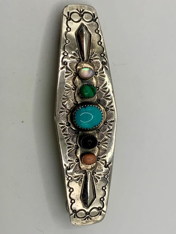 Vintage “navajo” sterling silver - Gem