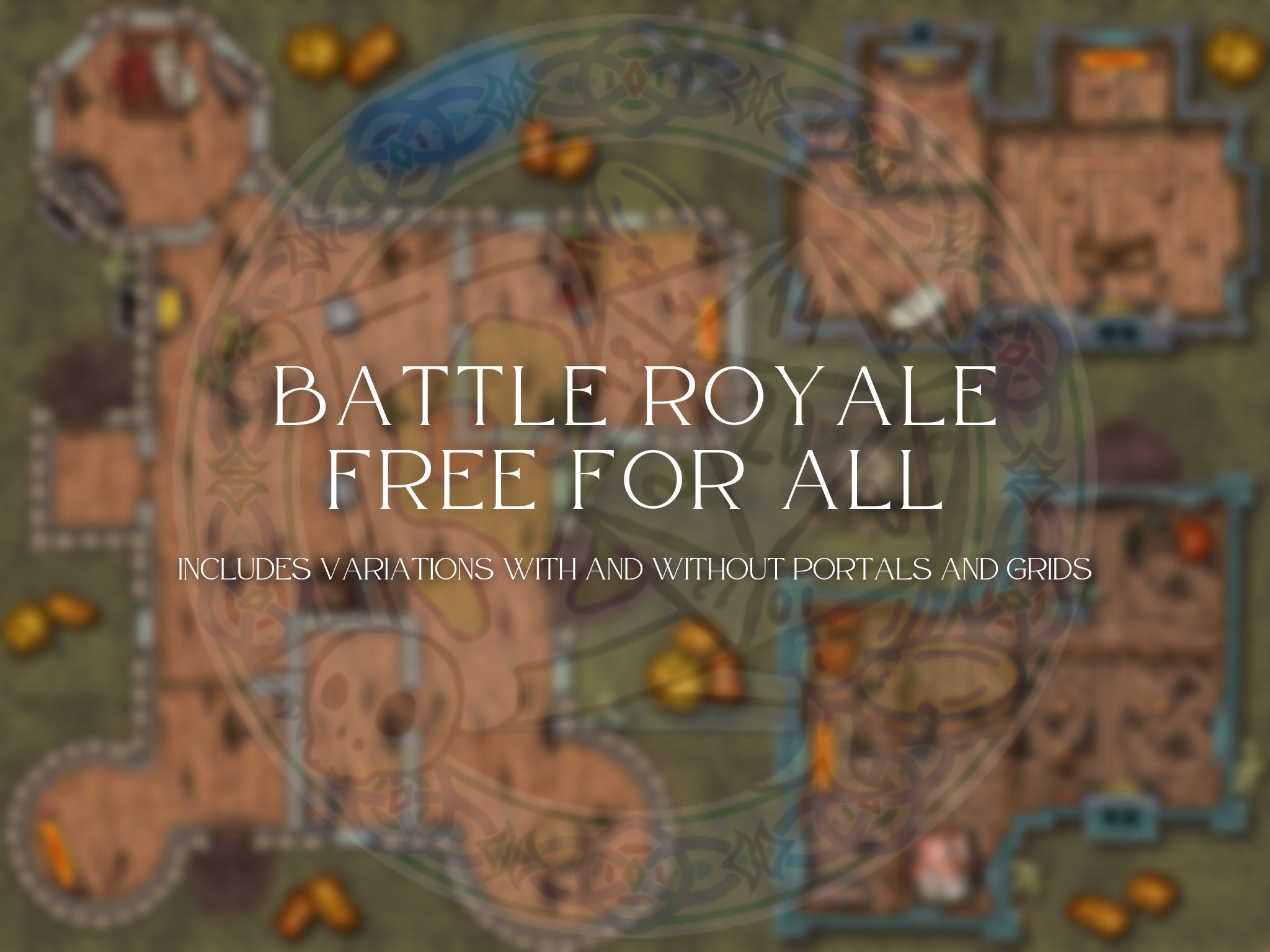 Buy Battle Map for Your RPG Tabletop Adventure Battle Royale Free for ...