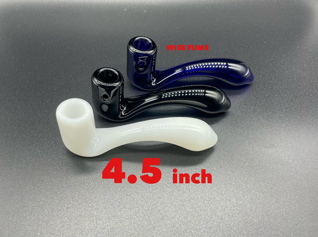 Glass Gandalf Smoking Pipe 45 Inch Hand Made Glass Gandalf Etsy