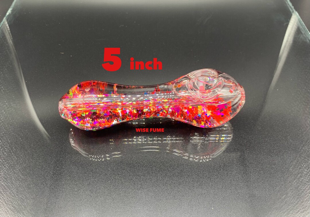 Glass Freezable Pipe Glass Hello Kitty Pipe Glass Red Star - Etsy