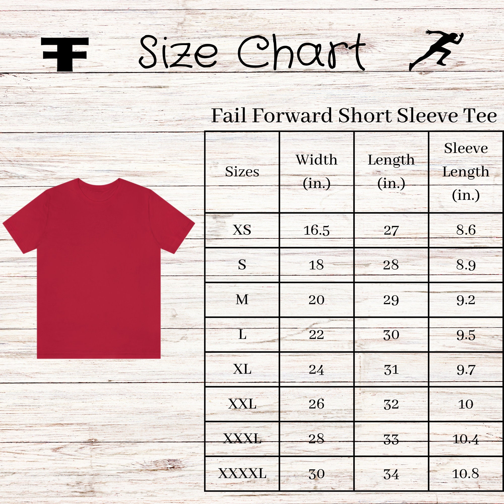 Custom Motivational Fail Forward Shirt With Big Logo, Inspirational ...