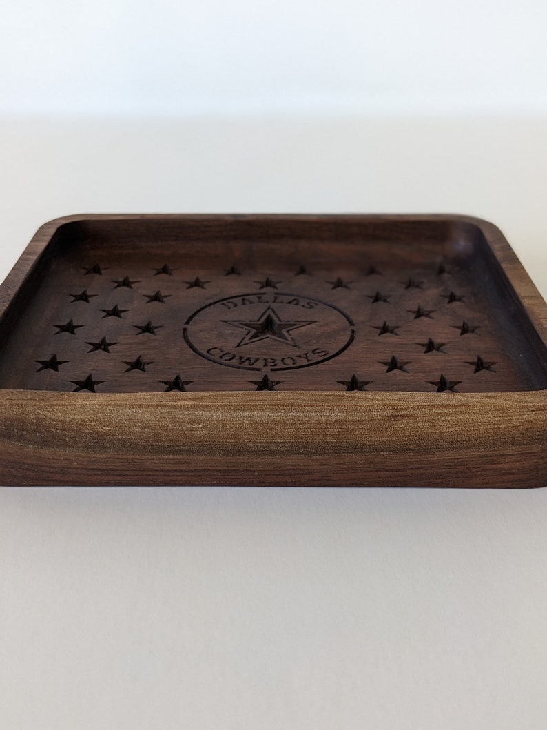 NFL Football Team Logo's Engraved Tray Walnut - Etsy