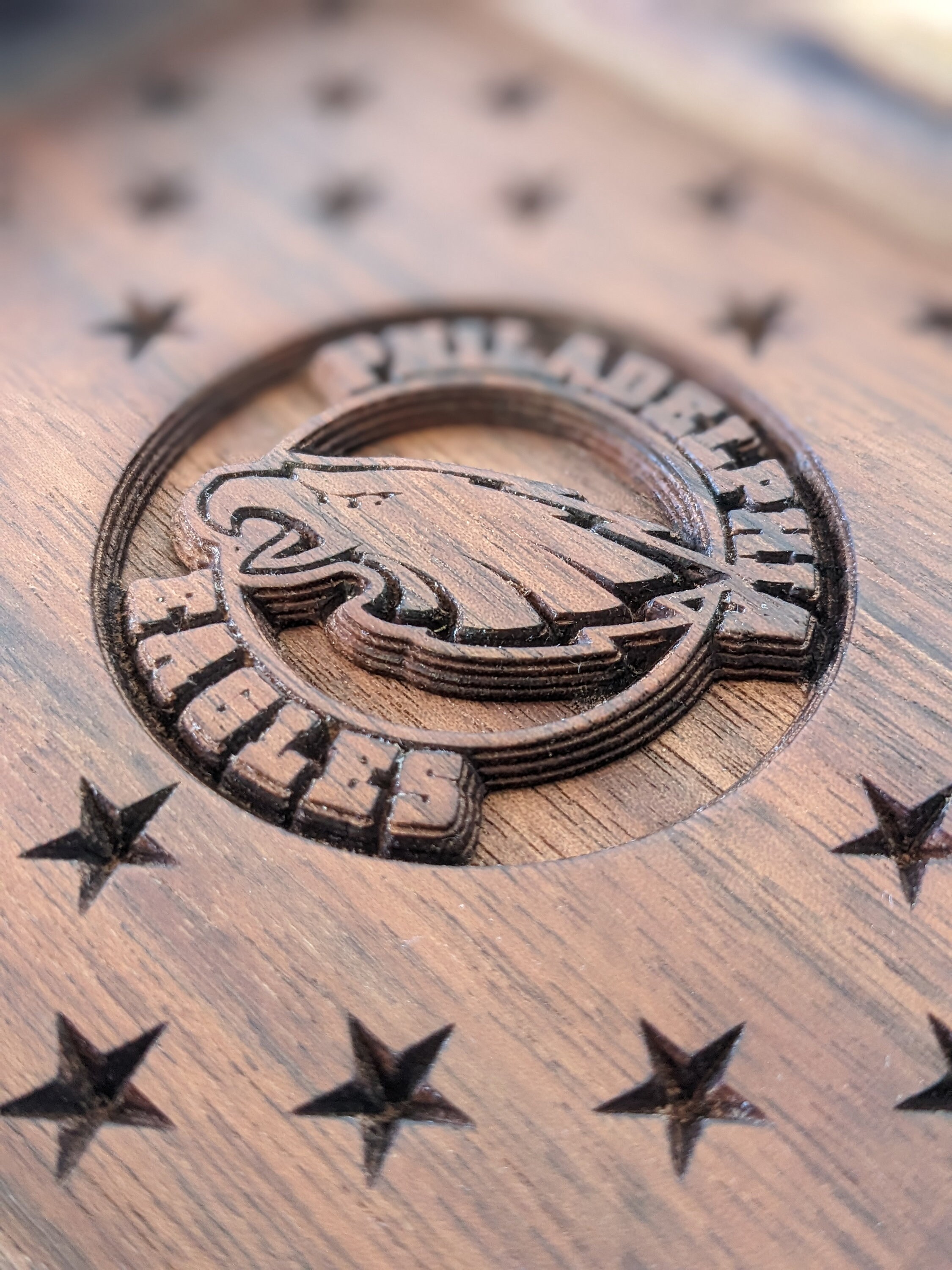 NFL Football Team Logo's Engraved Tray Walnut - Etsy