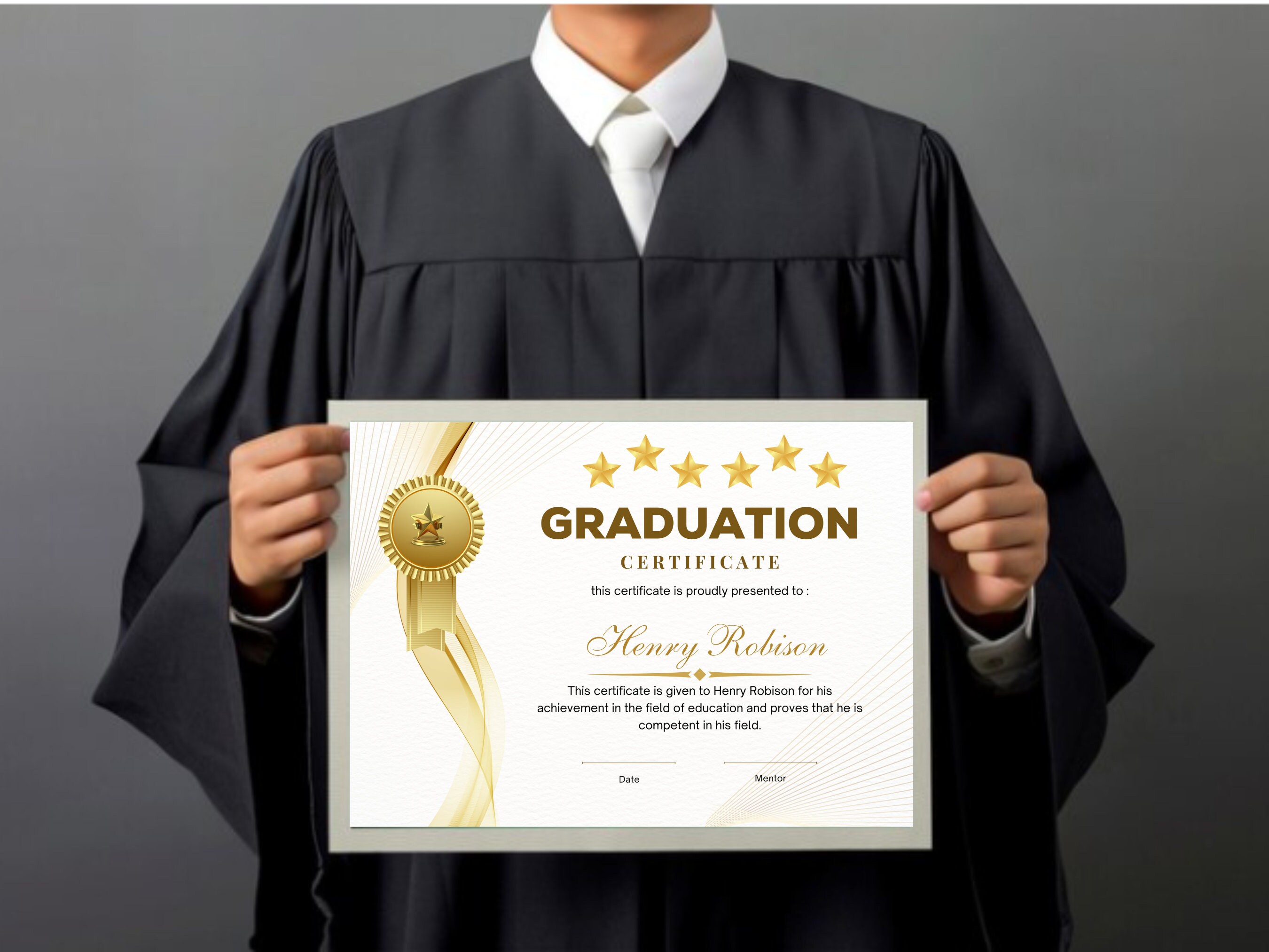 Custom Graduation Certificate Frame| Graduate Certificate| High School ...