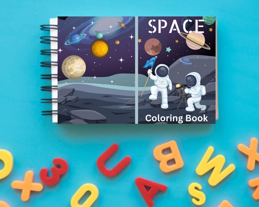 Kids Coloring Book Cover| Children's Art Book Design| Front Cover for ...