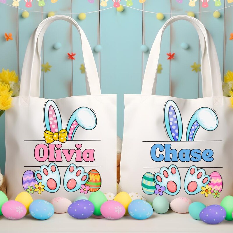 Custom Reusable Easter Bags - Etsy